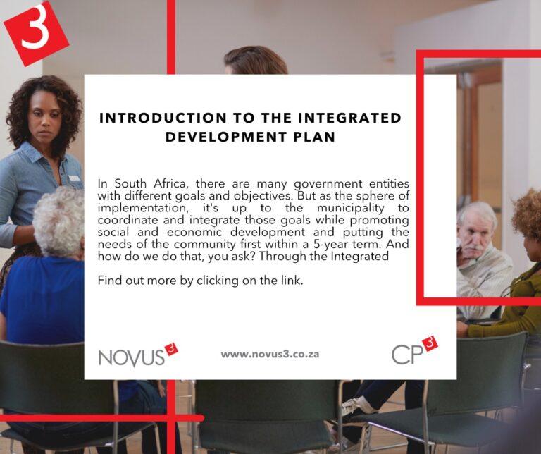 Introduction to the Integrated Development Planning – Novus3
