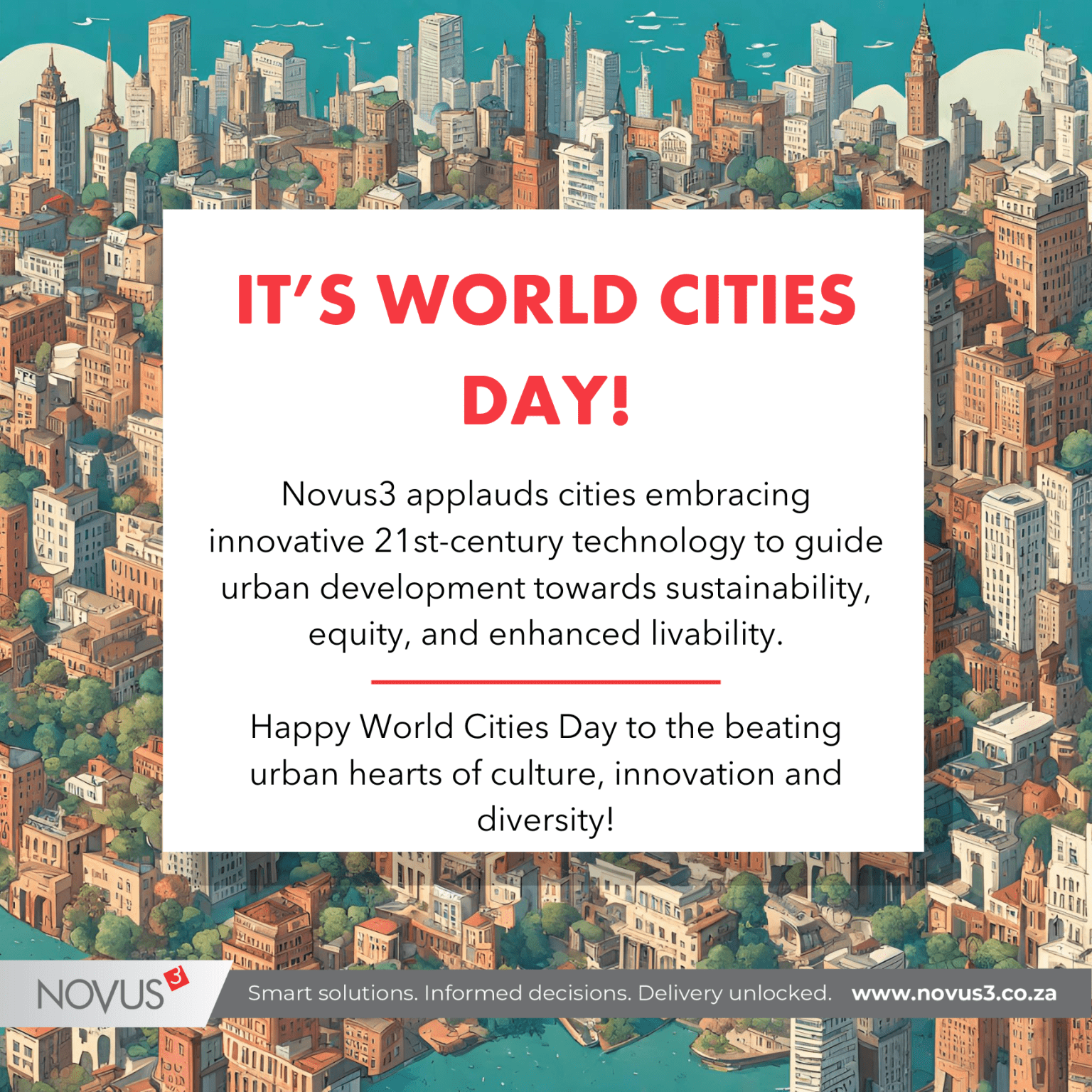 It’s World Cities Day! – Novus3